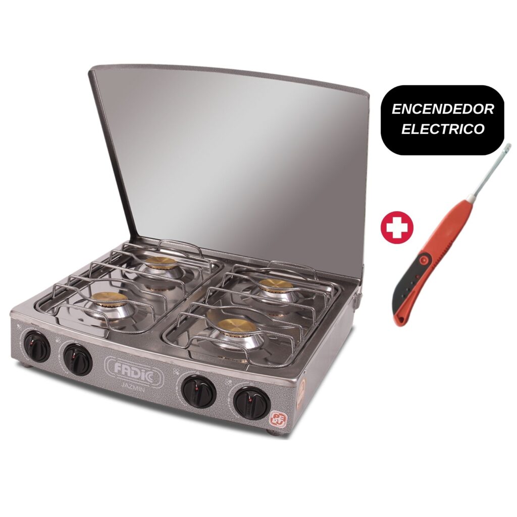 COCINA DE MESA 4 HORNILLAS MODELO JAZMIN MARCA FADIC – Civemart