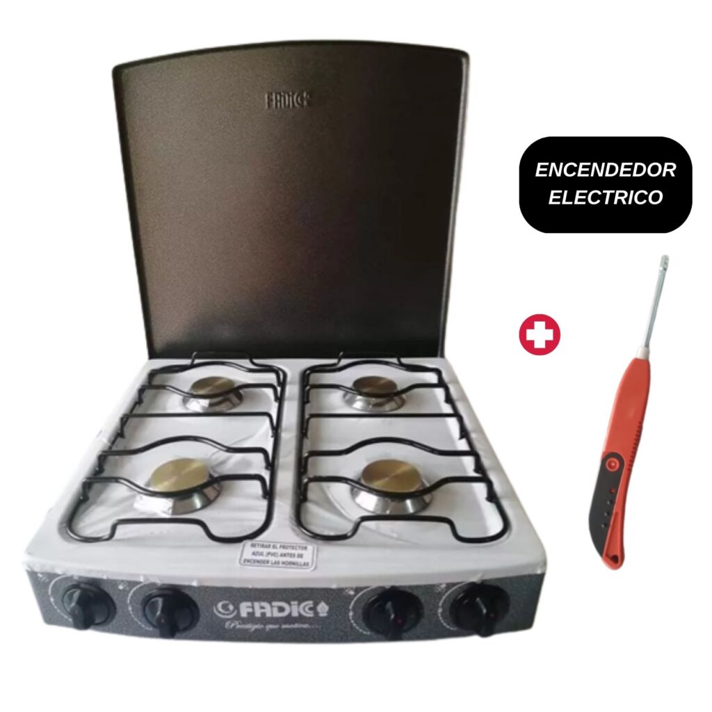 COCINA DE MESA 4 HORNILLAS MODELO JAZMIN MARCA FADIC – Civemart